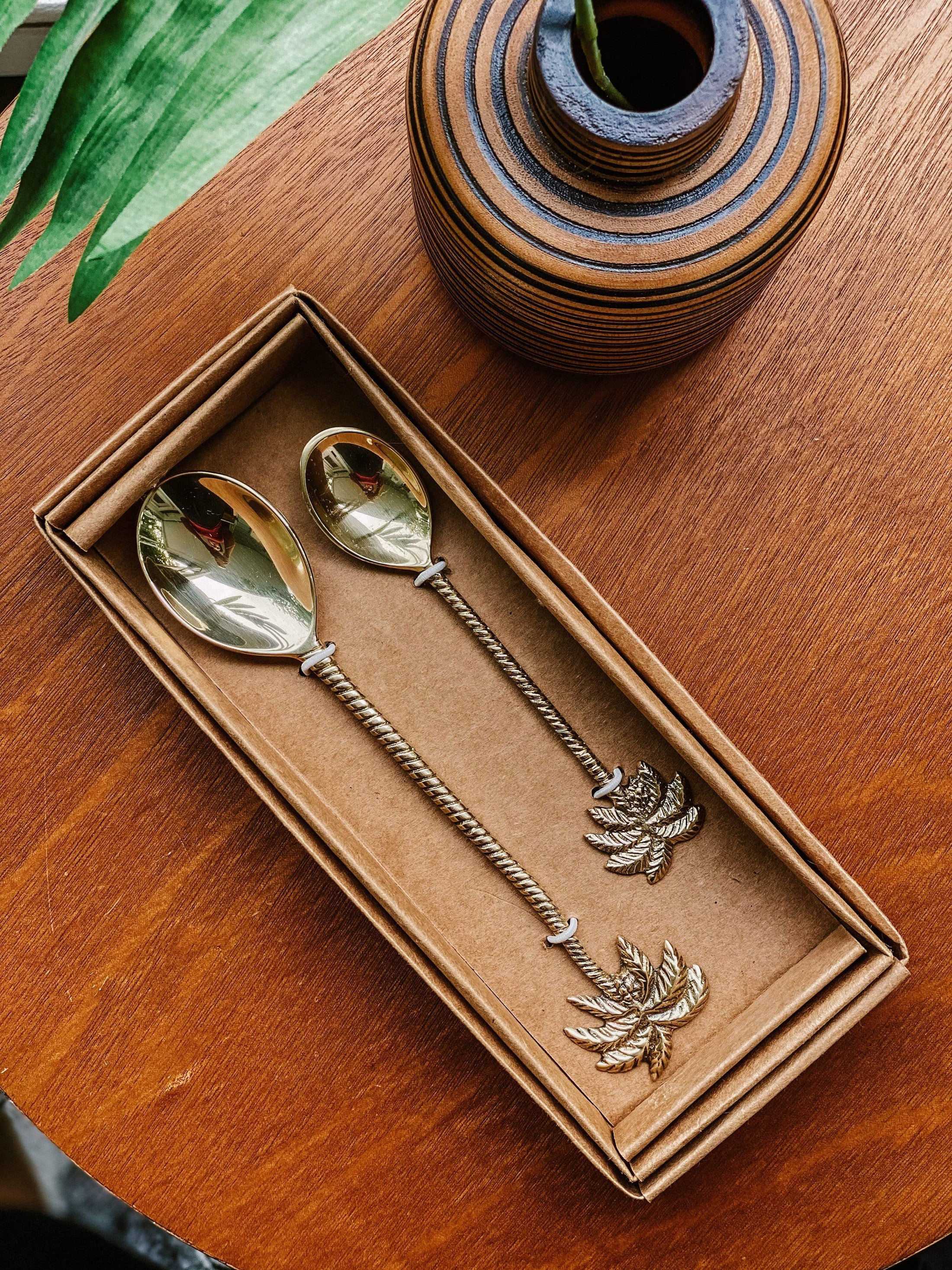 Palm Tree Spoon Set – Honey & Roses Coffee Co.