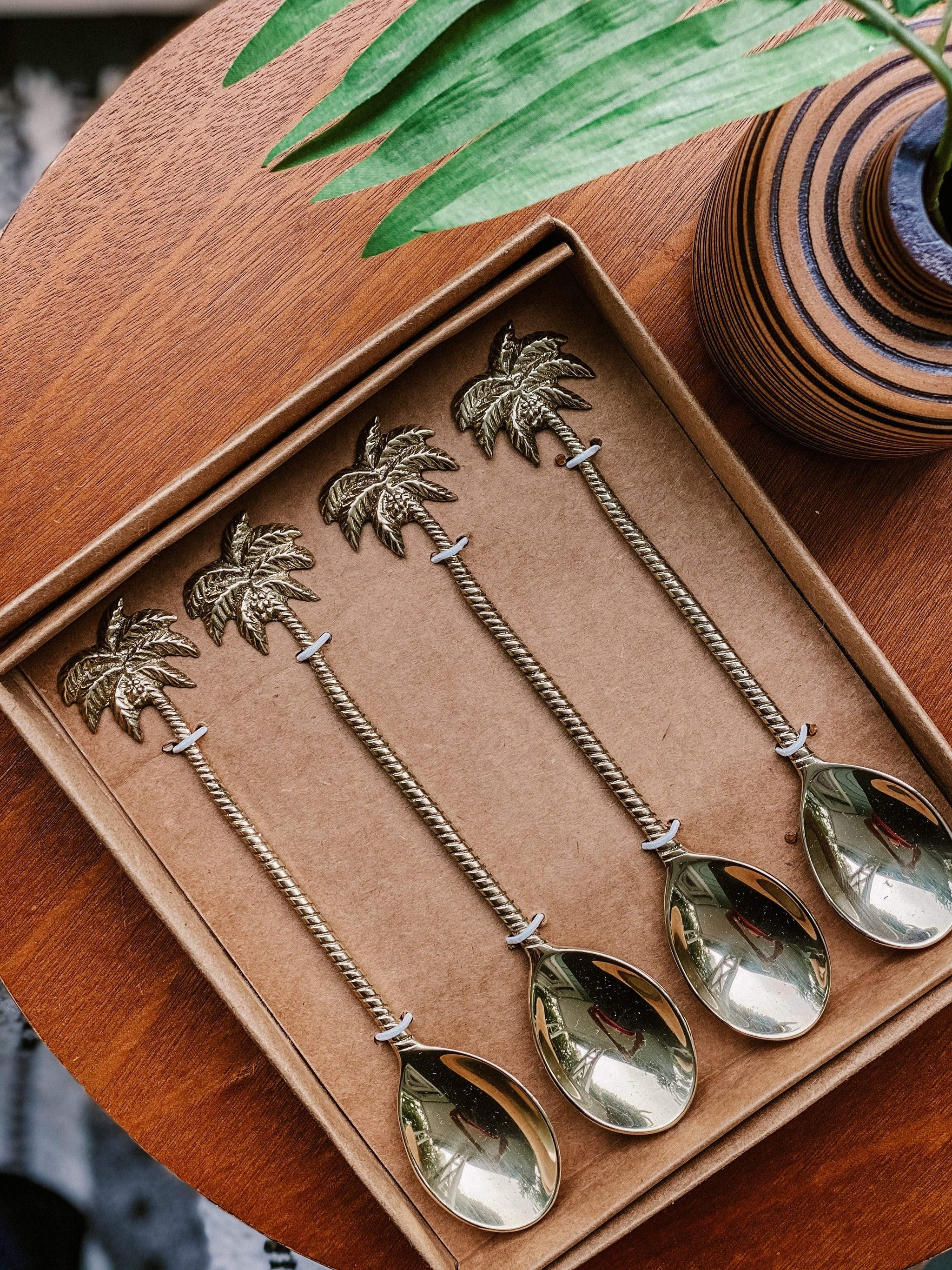 Palm Tree Spoon Set – Honey & Roses Coffee Co.