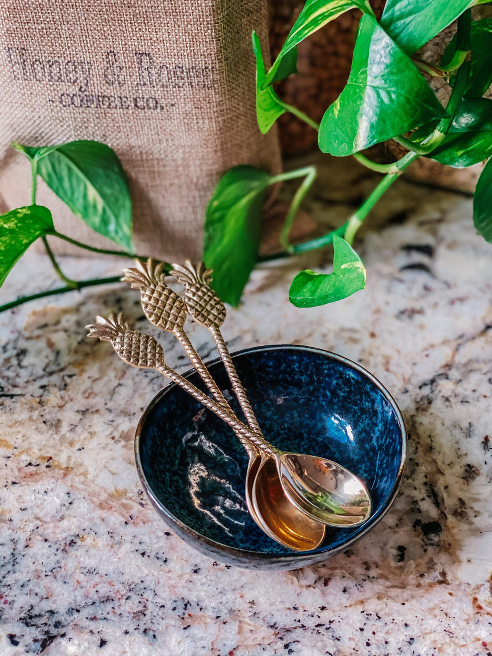 Pineapple Spoon Set – Honey & Roses Coffee Co.